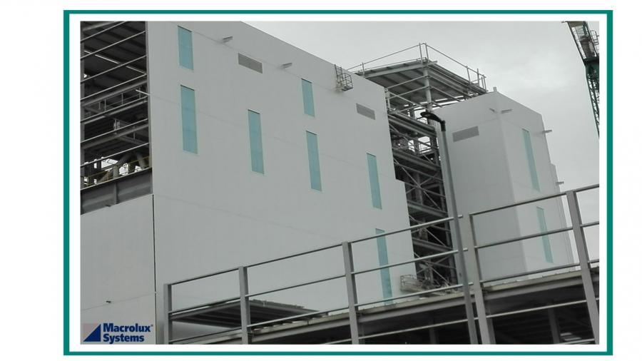 Industrial facade with Modulit | Manufacture of plastics laminates and ...